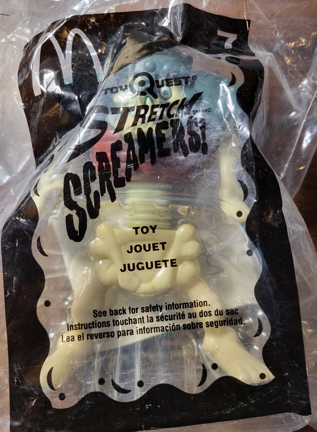 Lot of 2 Stretch Screamers. Sea Monster and Skeleton. Both in Original ...