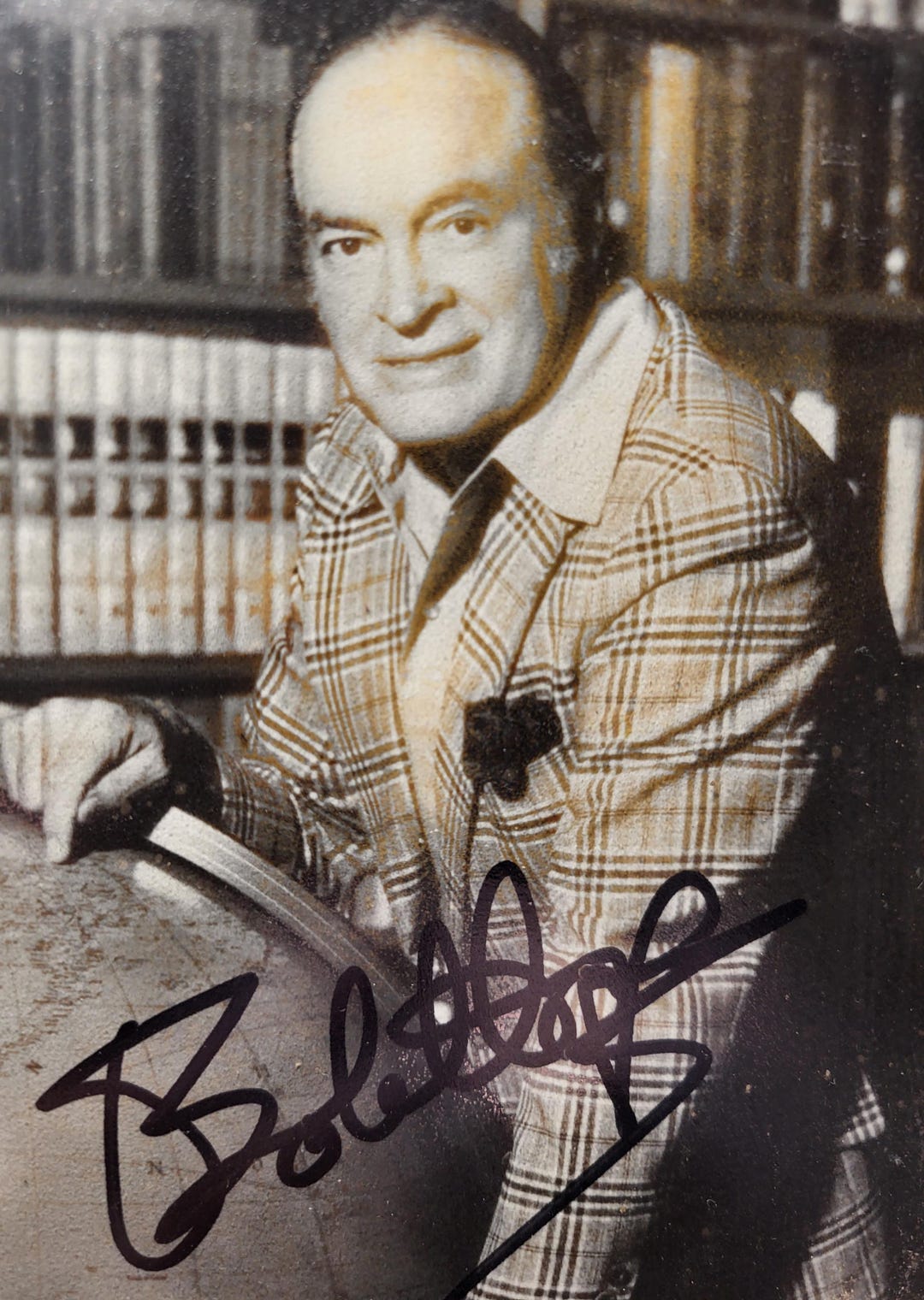 8x10 Autographed Photo of Actor Bob Hope. the Photo Does Have Some ...