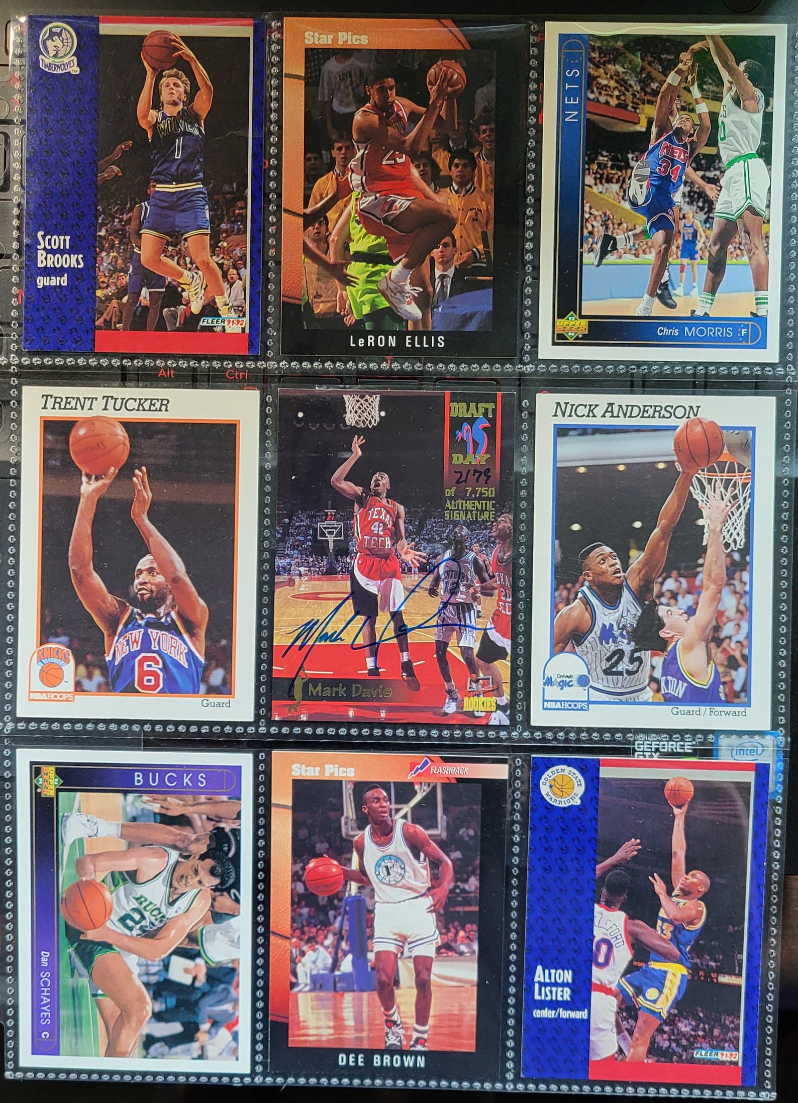 9 Card Protector of Basketball Players Including an Authentically ...