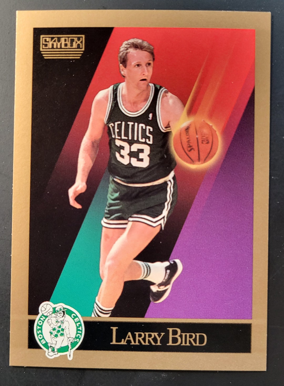 Lot of 3-HOF Larry Bird-1990 Skybox Card 14-1992 Topps Card 100 1 ...