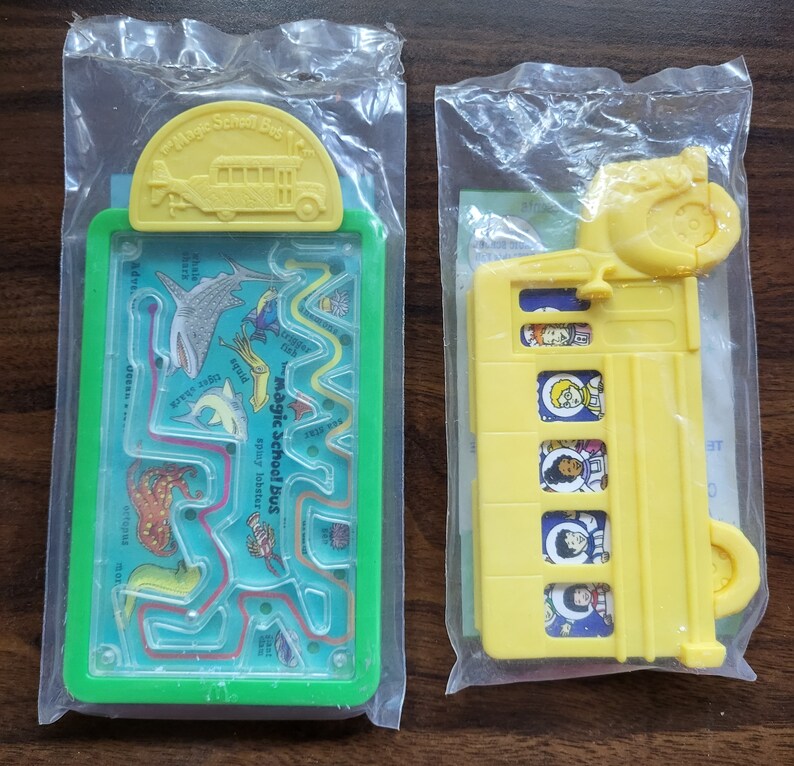 Mcdonalds "the Magic School Bus" Collectables. #1 Collector Card Set ...