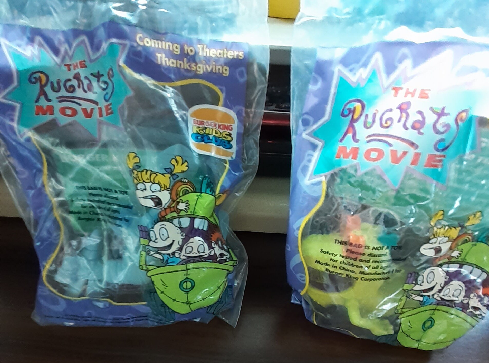 Set of 2 Burger King Rugrats Toys. in Original Package Unopened. - Etsy