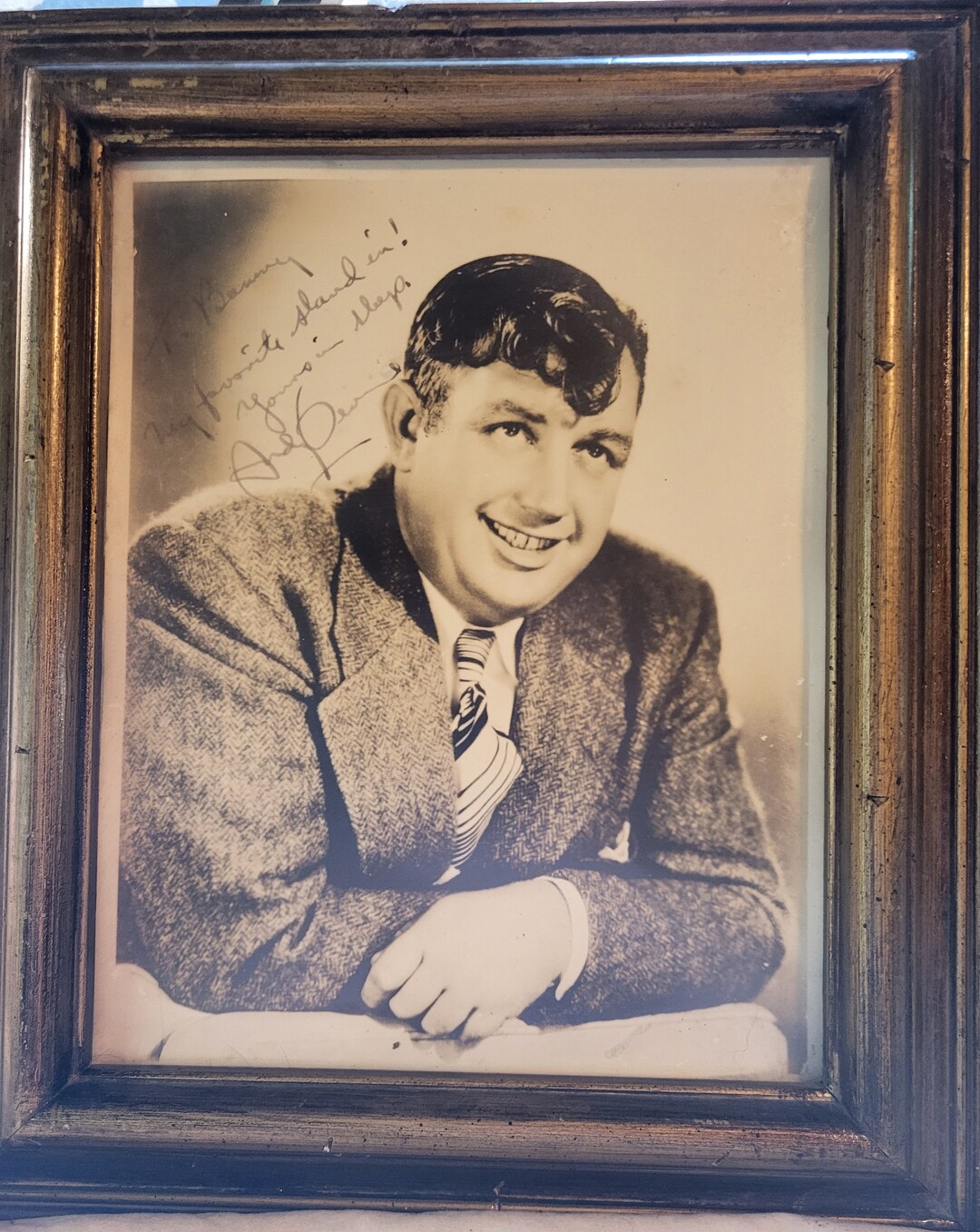 Framed Signed Photo of Andy Devine. He Played Jingles P. Jones in the ...