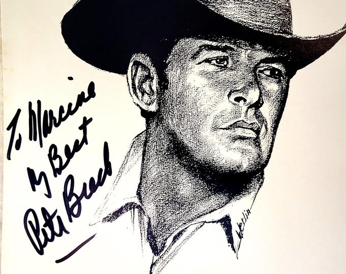9x11 Autographed Photo of Peter Breck From "the Big Valley" Television ...