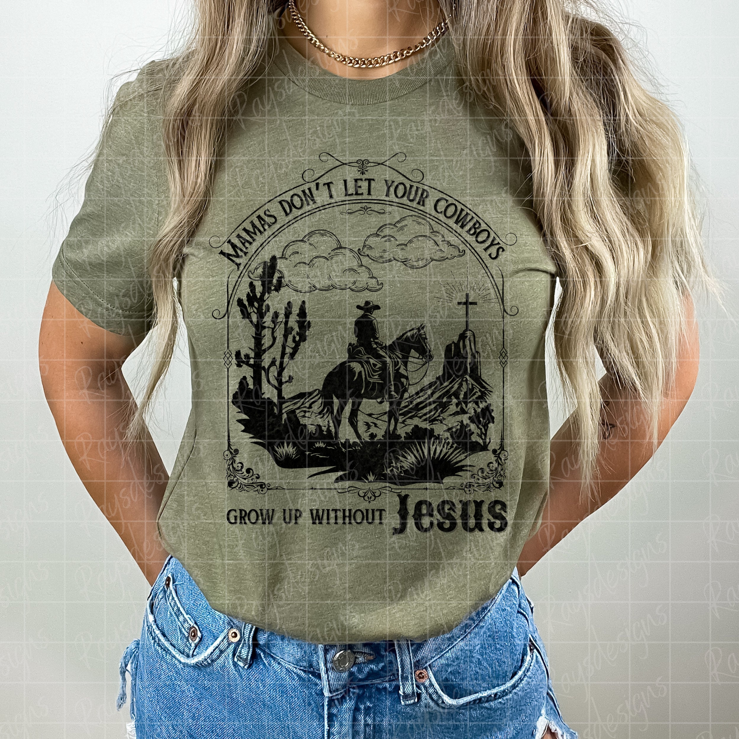 Christian Cowboy Tshirt Png, Gifts for Men or Women, Western Styled ...