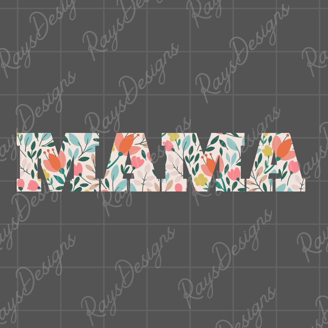 Cute Mamas T-shirt Png, Adorable Flower Design for T-shirt, Trendy ...