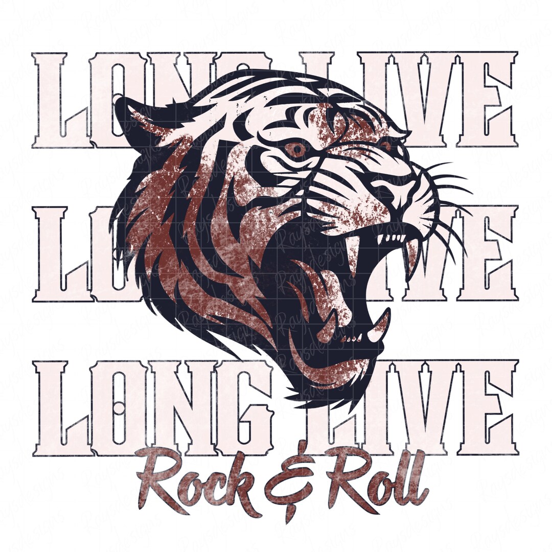 Long Live Rock PNG, Hard Rock Tshirt Design, Gift Ideas for Men or ...