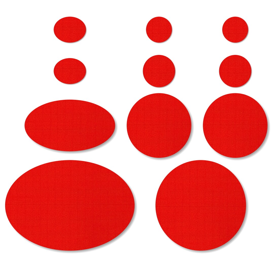 Red Puffer Jacket Repair Patches: Self-adhesive Rip-stop Nylon (11 ...