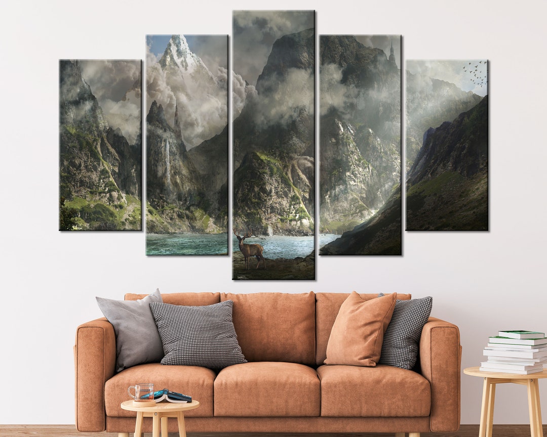 Landscapes Canvas Art Landscapes 5 Piece Canvas Wall Art - Etsy