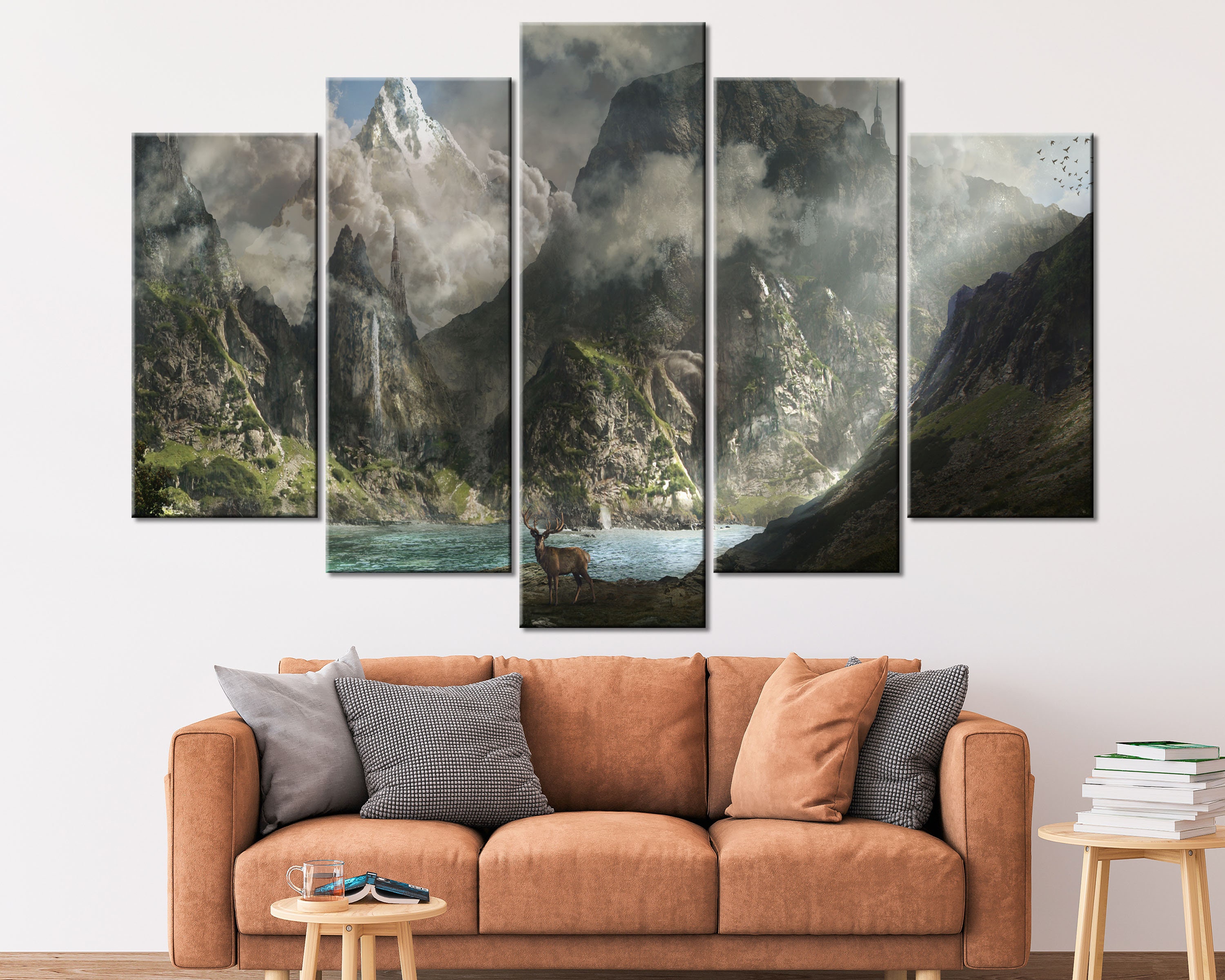 Landscapes Canvas Art Landscapes 5 Piece Canvas Wall Art - Etsy