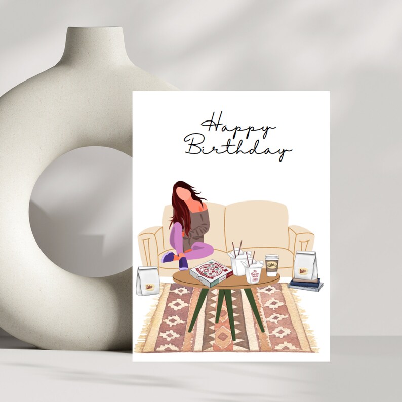 Happy Birthday Card, Lorelai's Front Room, Gilmore Girls Inspired ...