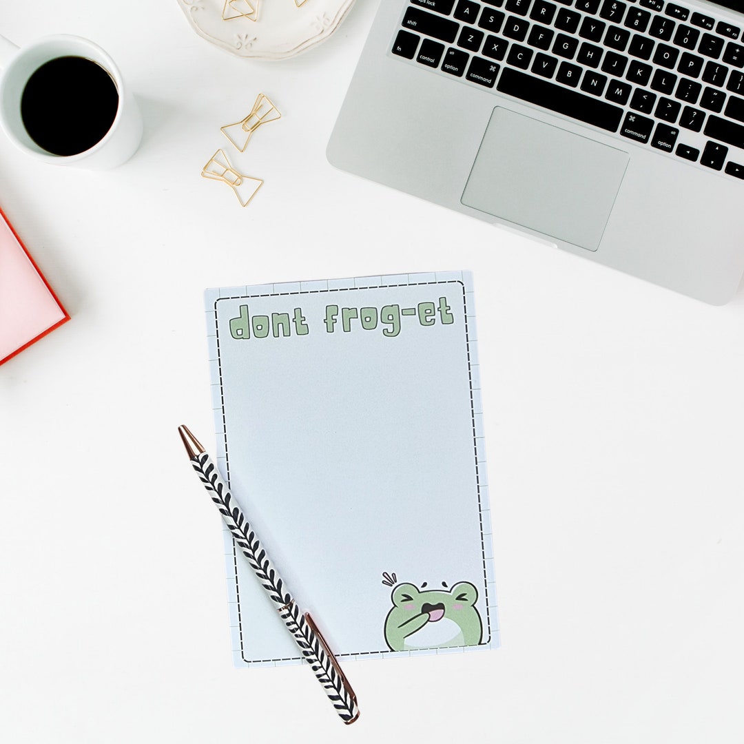 Dont Frog-et Frog Notepad A6 Notepad - Etsy