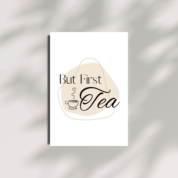 But First Tea - Etsy