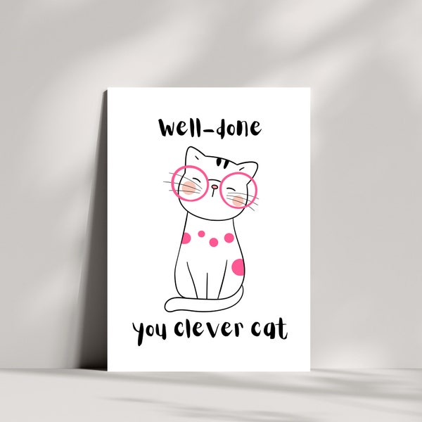 Cat Wearing Glasses - Etsy