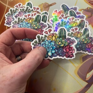 Succulent Sticker (multiple Sizes) - Decal - Mini Waterproof Vinyl ...