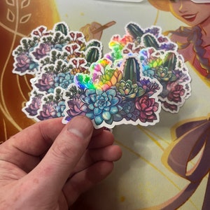 Succulent Sticker (multiple Sizes) - Decal - Mini Waterproof Vinyl ...