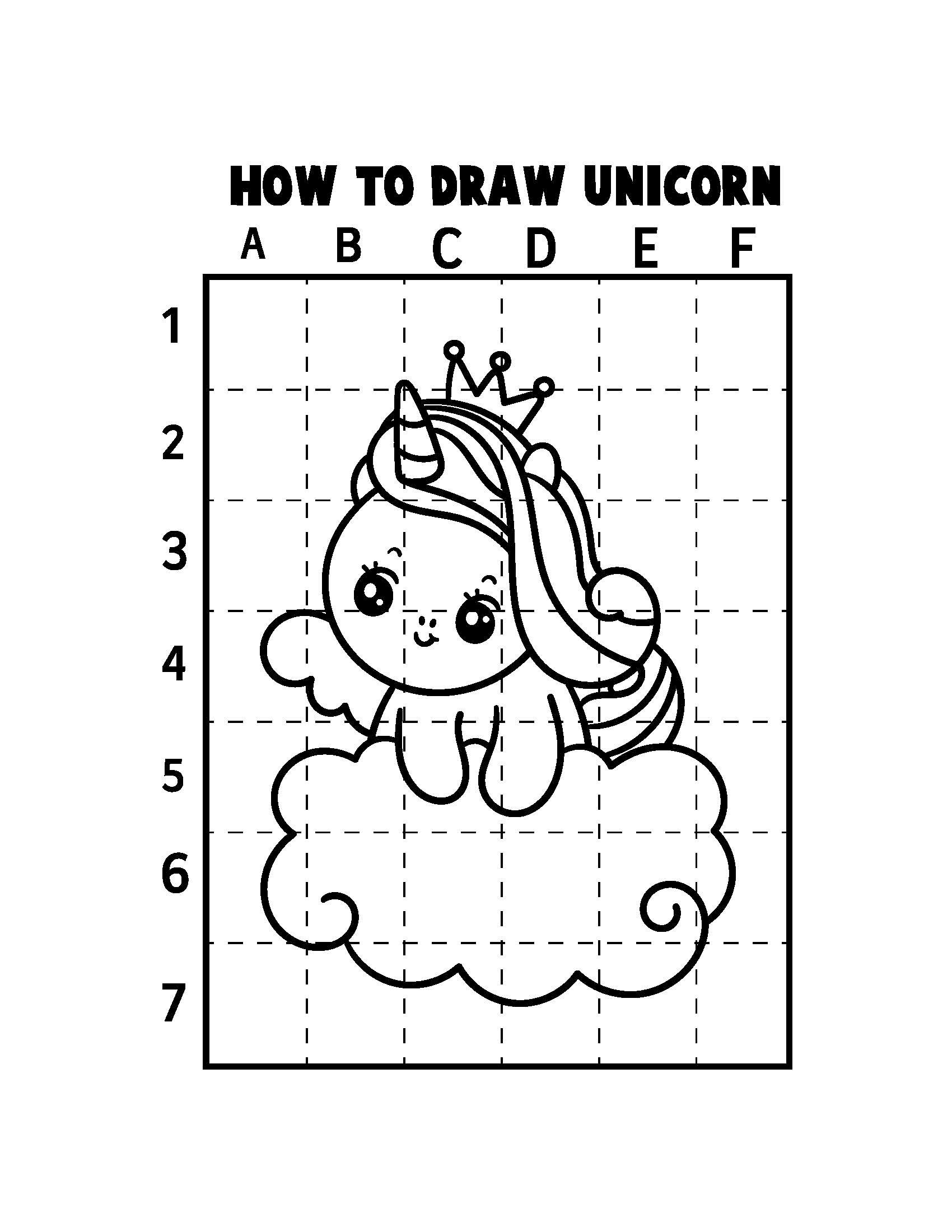 Unicorn Activity and Coloring Pages (volume One) - Etsy