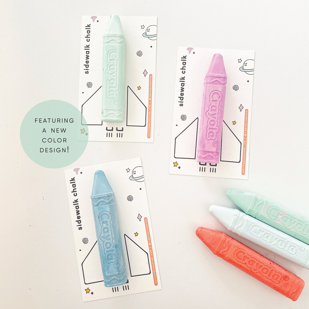 Space Chalk Rocket Printable | Kids Space Party Favor | Space Theme ...