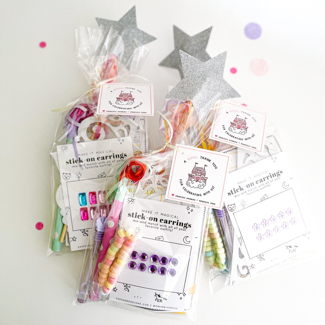 Princess Party Favor Tag Printable Pastel Princess Fairy Tale Theme ...