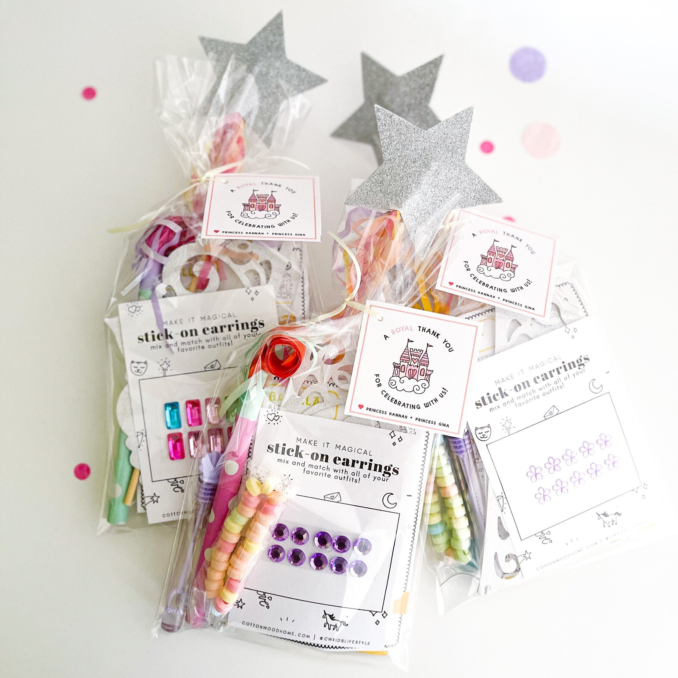 Princess Party Favor Tag Printable Pastel Princess Fairy Tale Theme ...