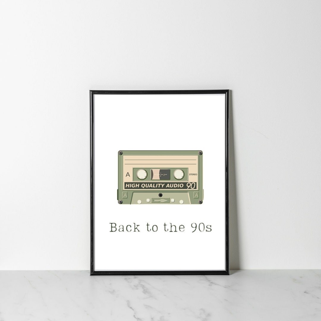 Back to the 90s 90s Printables 90s Wall Decor Printable - Etsy