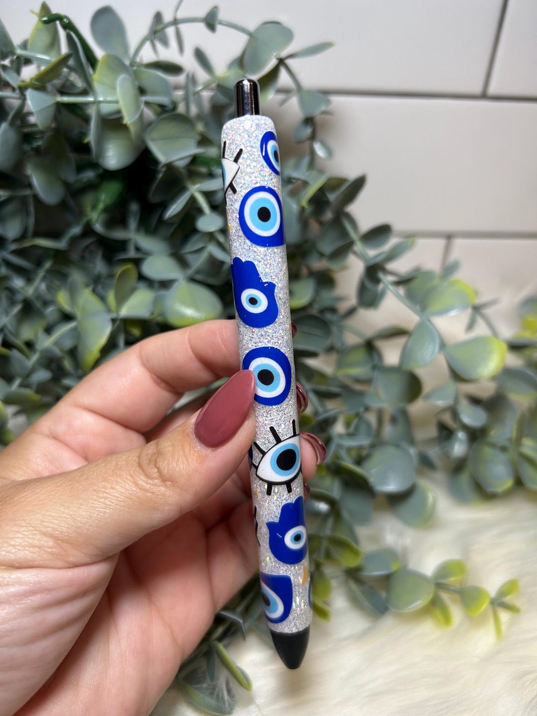 Evil Eye, Evil Eye Pen, Ojo, Ojo Pen, Resin Pen, Custom Pen - Etsy
