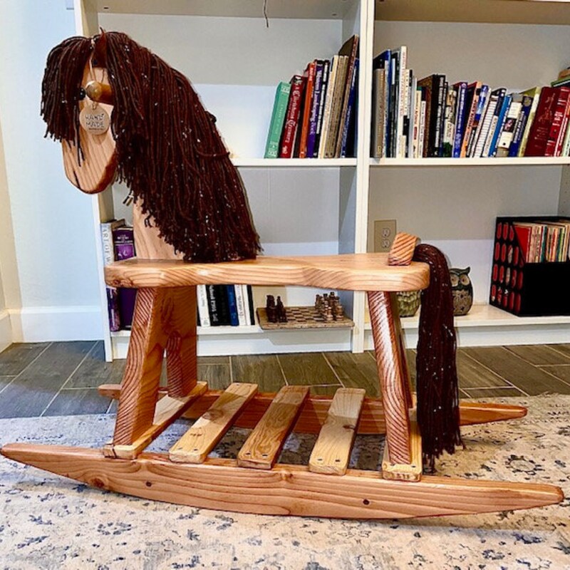 Wooden Rocking Horse - Etsy