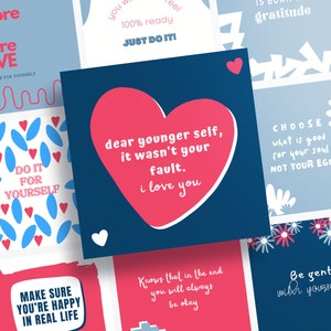 60 Self Love Instagram Post and Story Template Canva - Etsy