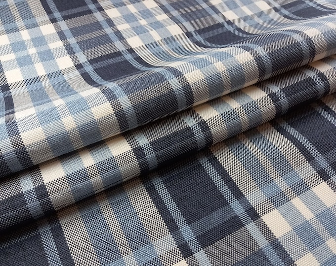 Tartan Highland Check Upholstery Plaid Fabric Material Craft Curtain ...