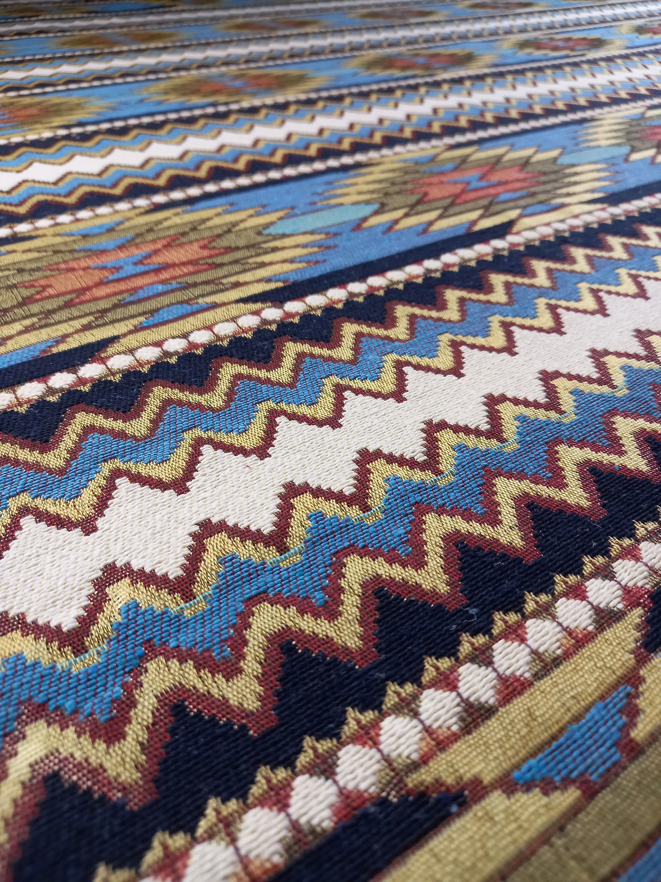 Upholstery Bohemian Turkish Kilim Fabric Tapestry Aztec Tribal - Etsy