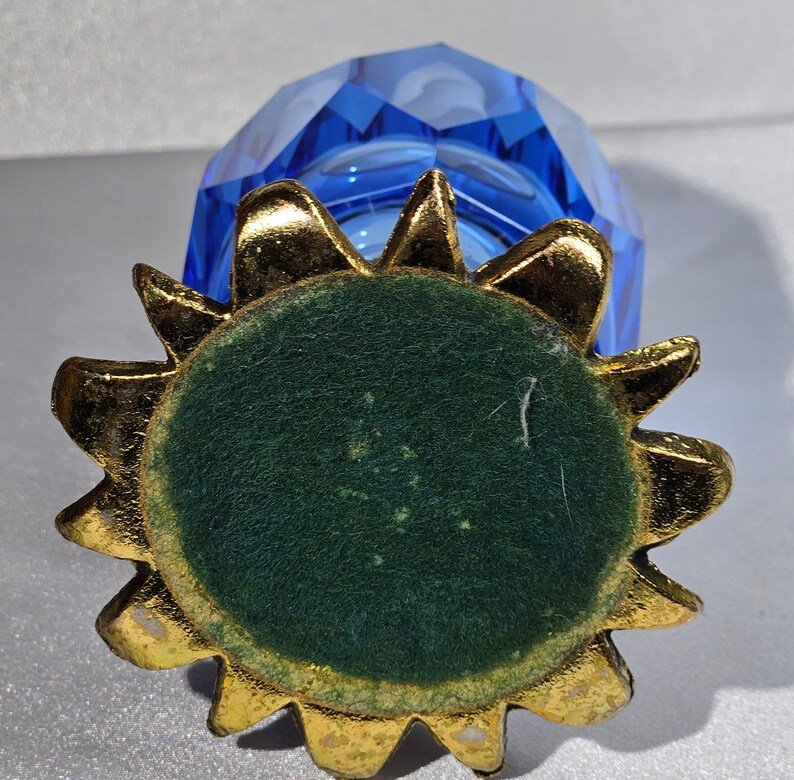 MCM Cobalt Blue Crystal Stache Lighter .... - Etsy