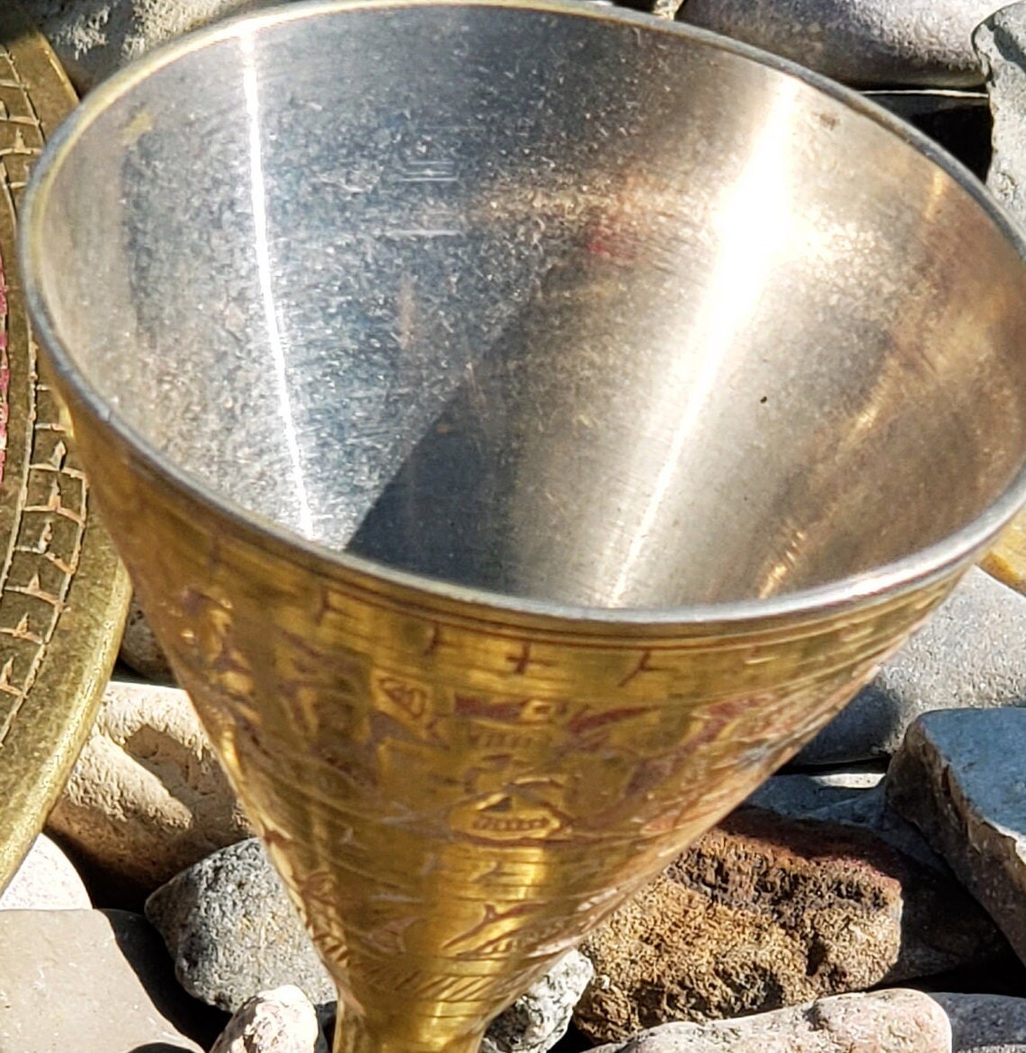 French Moroccan Silver Lined Trinity Cocktail Shaker Set ALL ORIGINAL ...