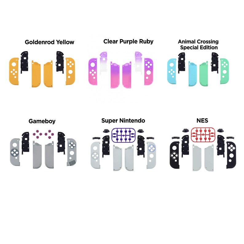 Nintendo Switch Joy-con Housing Shells, DIY, Switch OLED, Custom Joycon ...