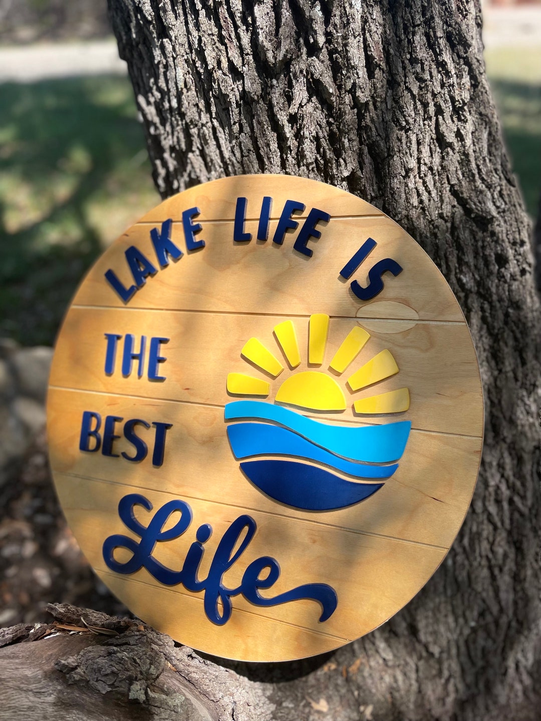 Lake Life Wall Sign - Etsy