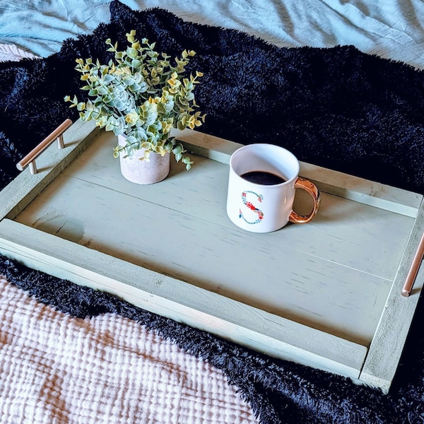Rustic Metal Tray - Etsy