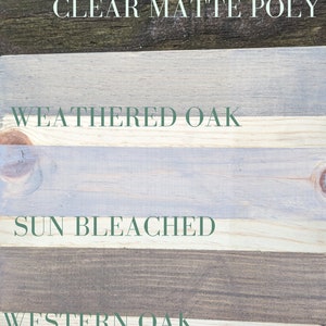 Stain Samples Wood Stain Options Paint Samples - Etsy