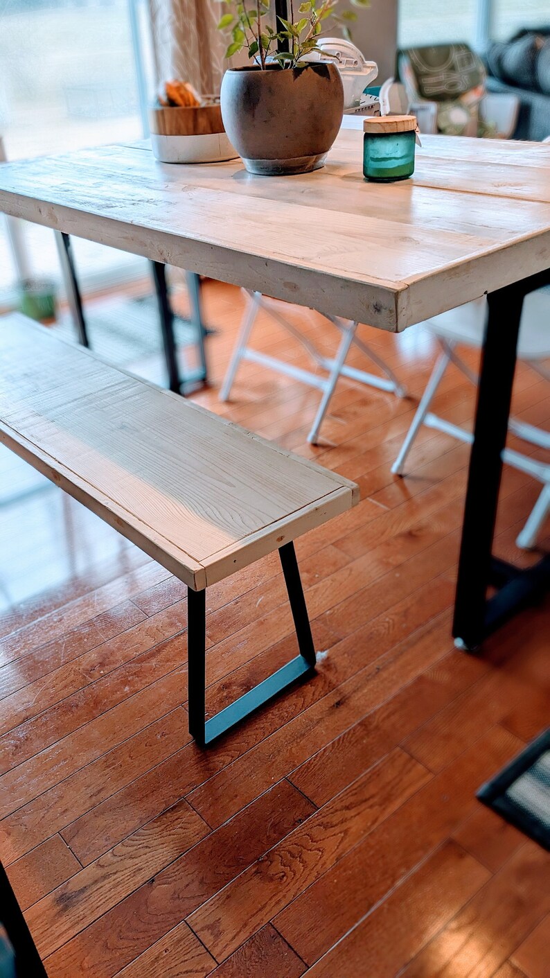 Modern Farmhouse Table Rustic Furniture Dining Rustic Modern - Etsy
