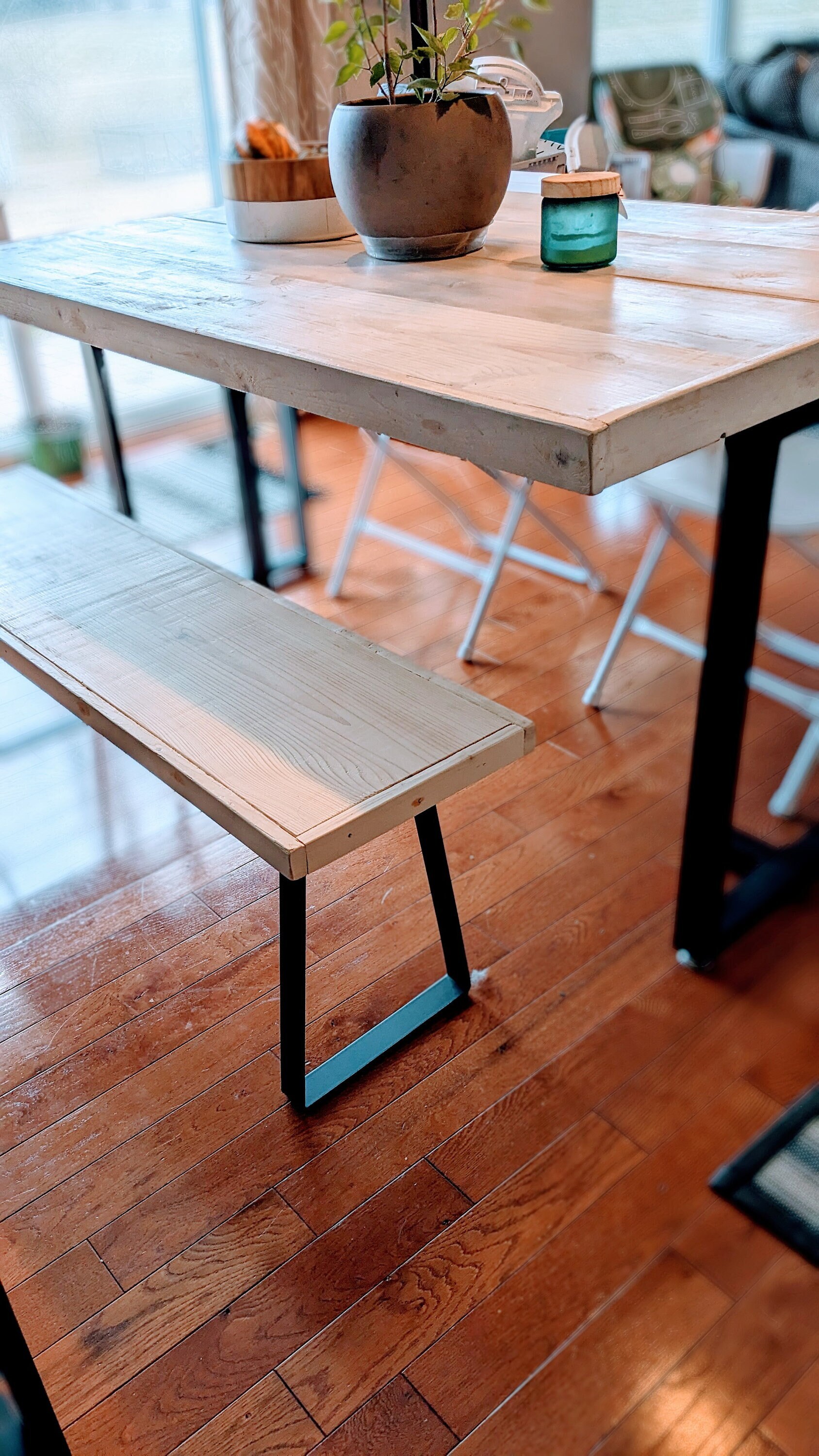 Modern Farmhouse Table Rustic Furniture Dining Rustic Modern - Etsy