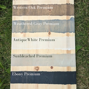 Stain Samples Wood Stain Options Paint Samples - Etsy