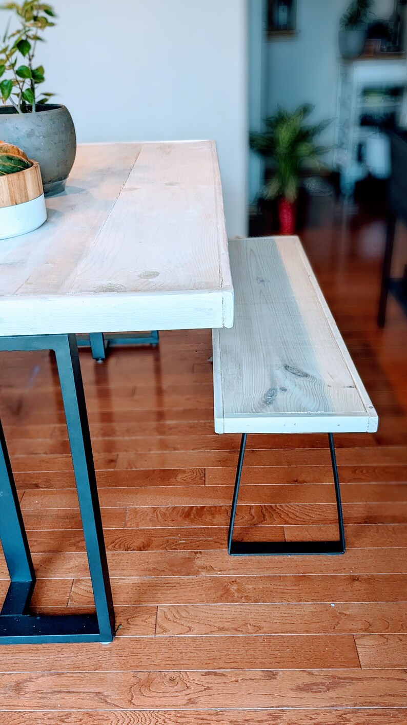 Modern Farmhouse Table Rustic Furniture Dining Rustic Modern - Etsy