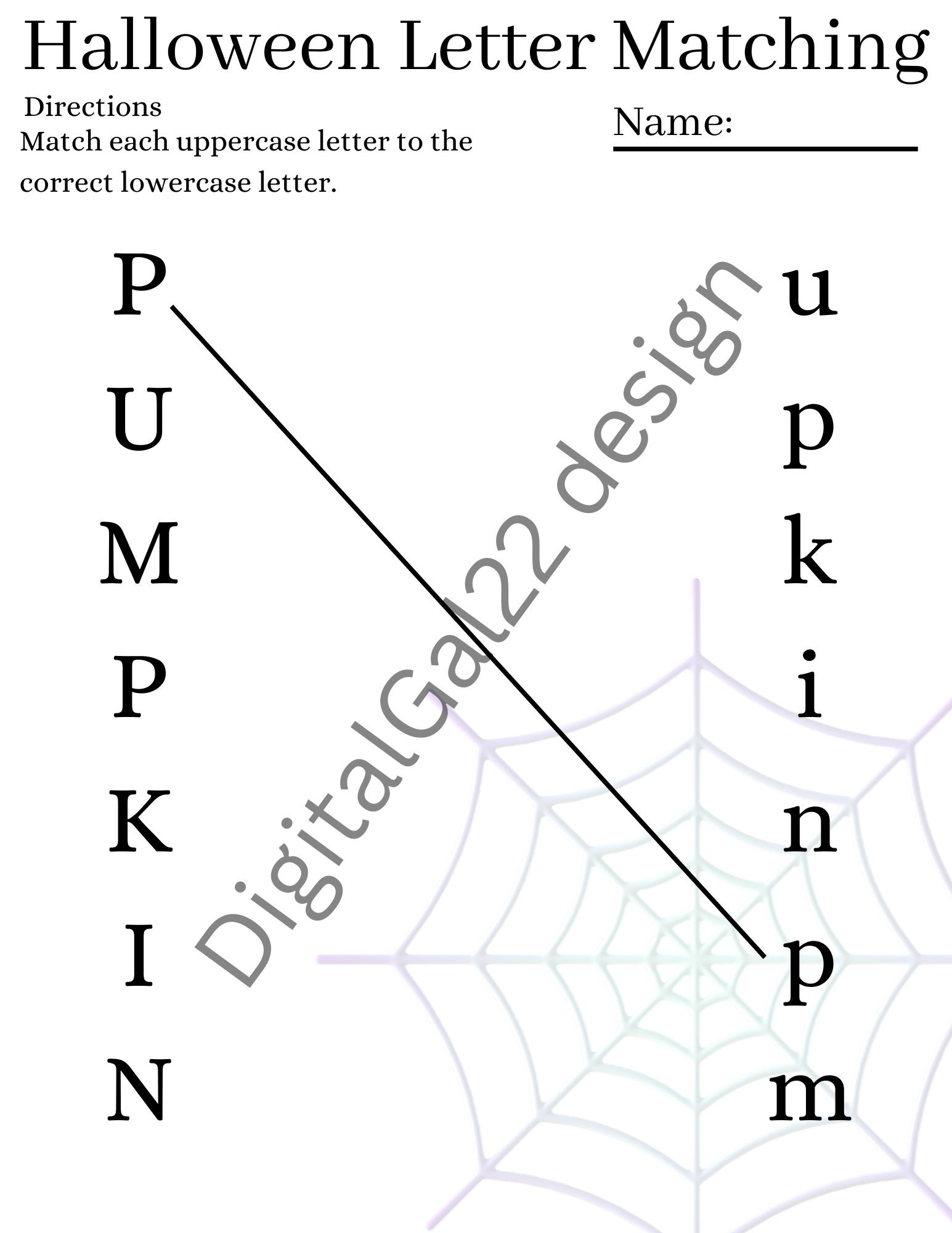 Pre K/ Kindergarten Halloween Worksheets - Etsy