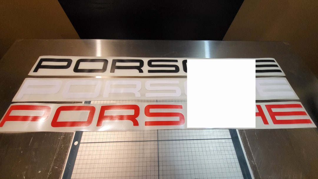 Porsche Vinyl Decal Sticker 36x2.5 Windshield 911 Cayman Boxster - Etsy