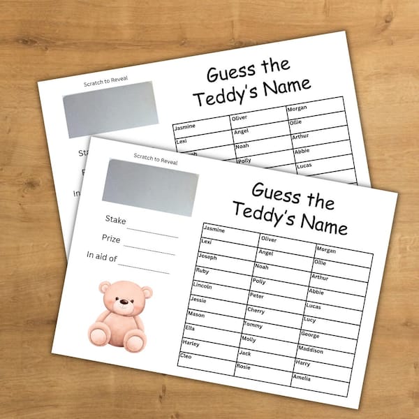 Teddy Bear Template - Etsy UK