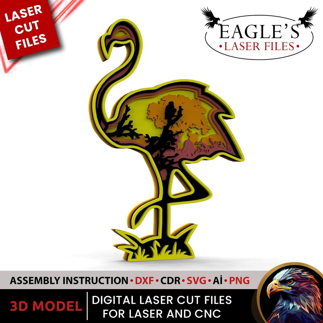 3D Layered Svg File, Laser Cut Files for Cnc and Cricut, Svg Dxf Cdr Ai ...