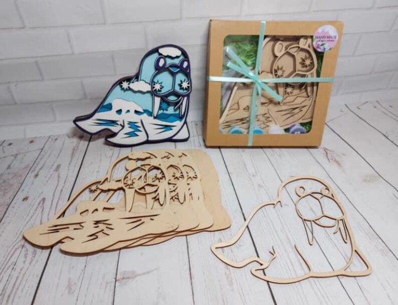 3D Layered Svg File, Laser Cut Files for Cnc and Cricut, Svg Dxf Cdr Ai ...