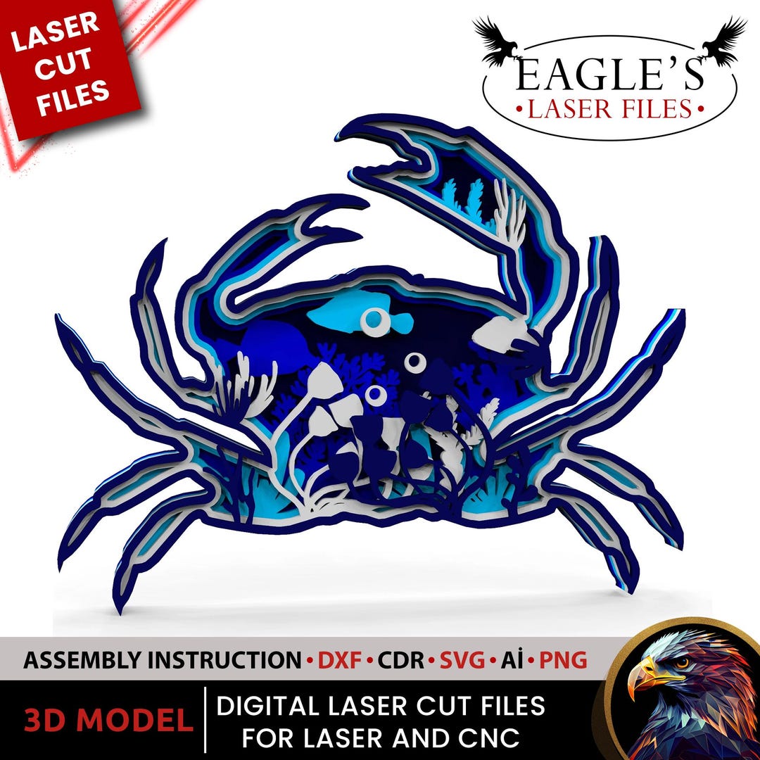 3D Layered Svg File, Laser Cut Files for Cnc and Cricut, Svg Dxf Cdr Ai ...