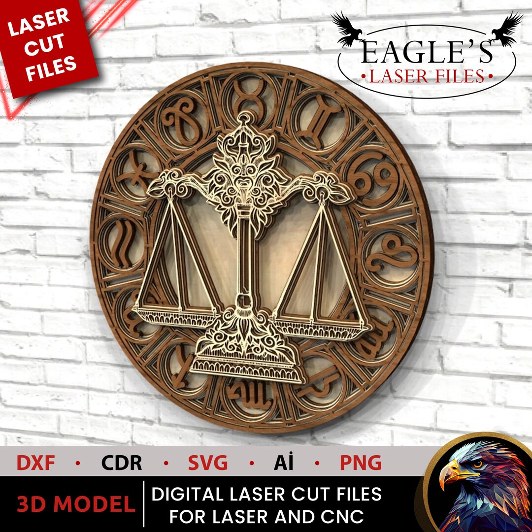 Multi Layered Zodiac Libra Zodiac Handicraft Filesdiy Kits, Painting ...