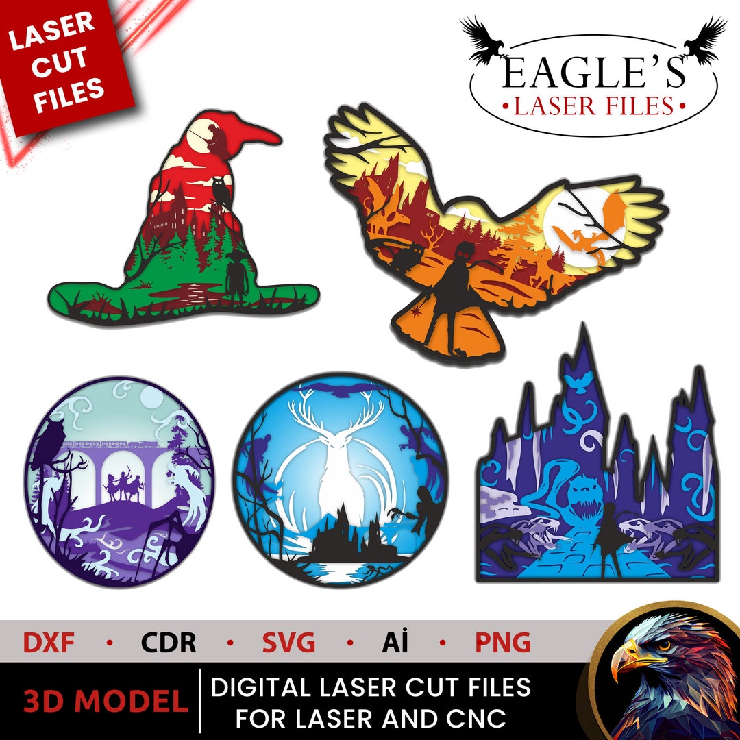 Glowforge Laser Files, Halloween Svg Files, Halloween Files, Laser Cut ...