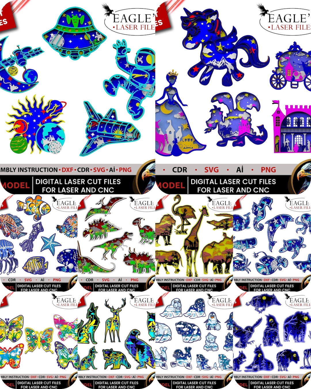 Laser Cut Files, Laser Cut Files Mega SVG Bundle for Cricut ...