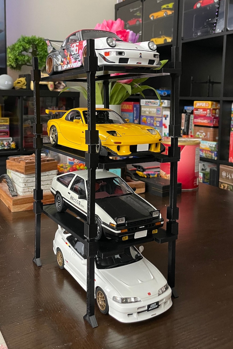 1:18 (1/18) Car Lifts Stackable / Diorama / Diecast Resin Model Cars ...